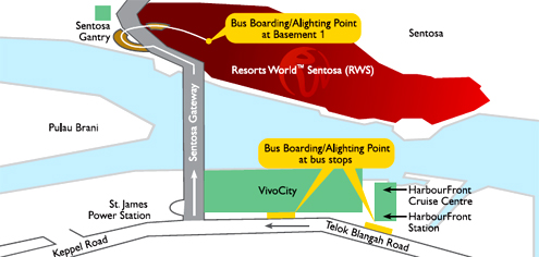 Location Map - Hard Rock Hotel Sentosa